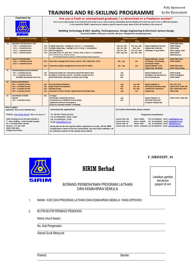 Sirim Training | PDF | Intellectual Works | Engineering