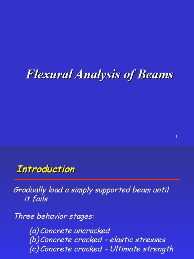 Flexural Analysis of Beams | Download Free PDF | Bending | Beam (Structure)