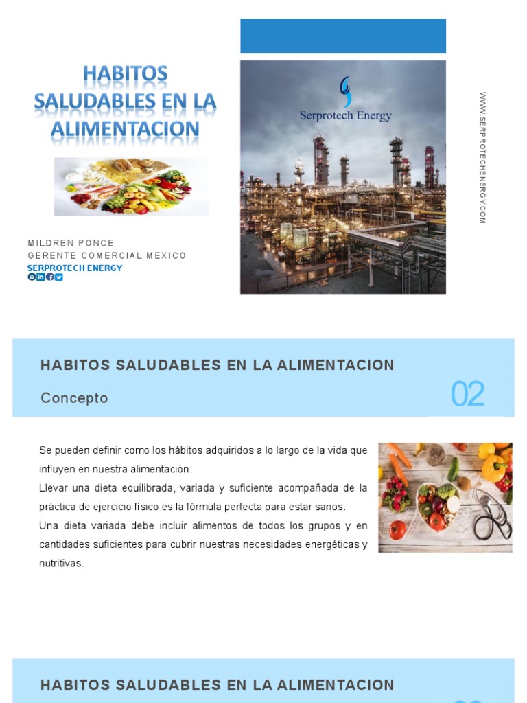 Guía de Hábitos Alimenticios Saludables | PDF | Dieta | Alimentos