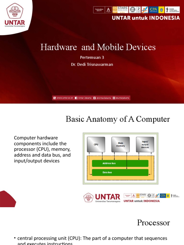 Hardware and Mobile Devices | PDF | Central Processing Unit | Computer ...