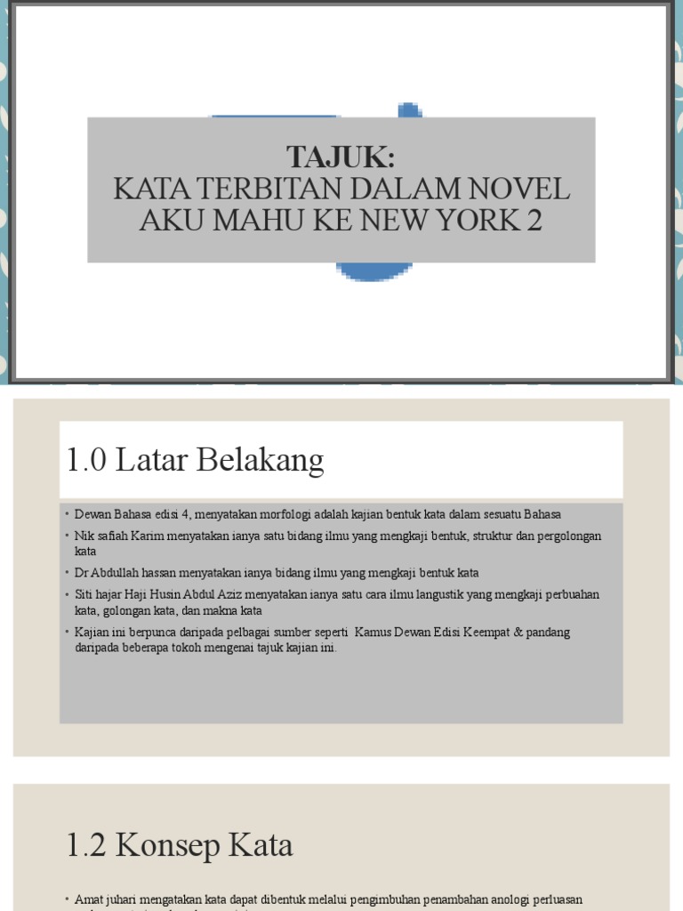 Contoh Slide Bahasa Melayu Semester 3 | PDF