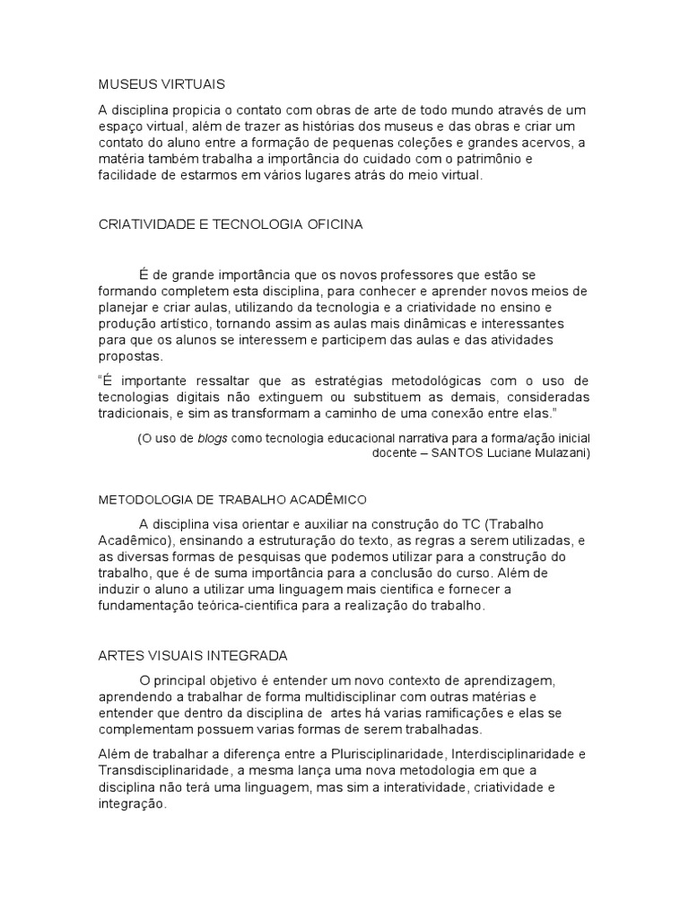 PCC 5 Semestre | PDF | Ensinar e aprender | Formação complementar