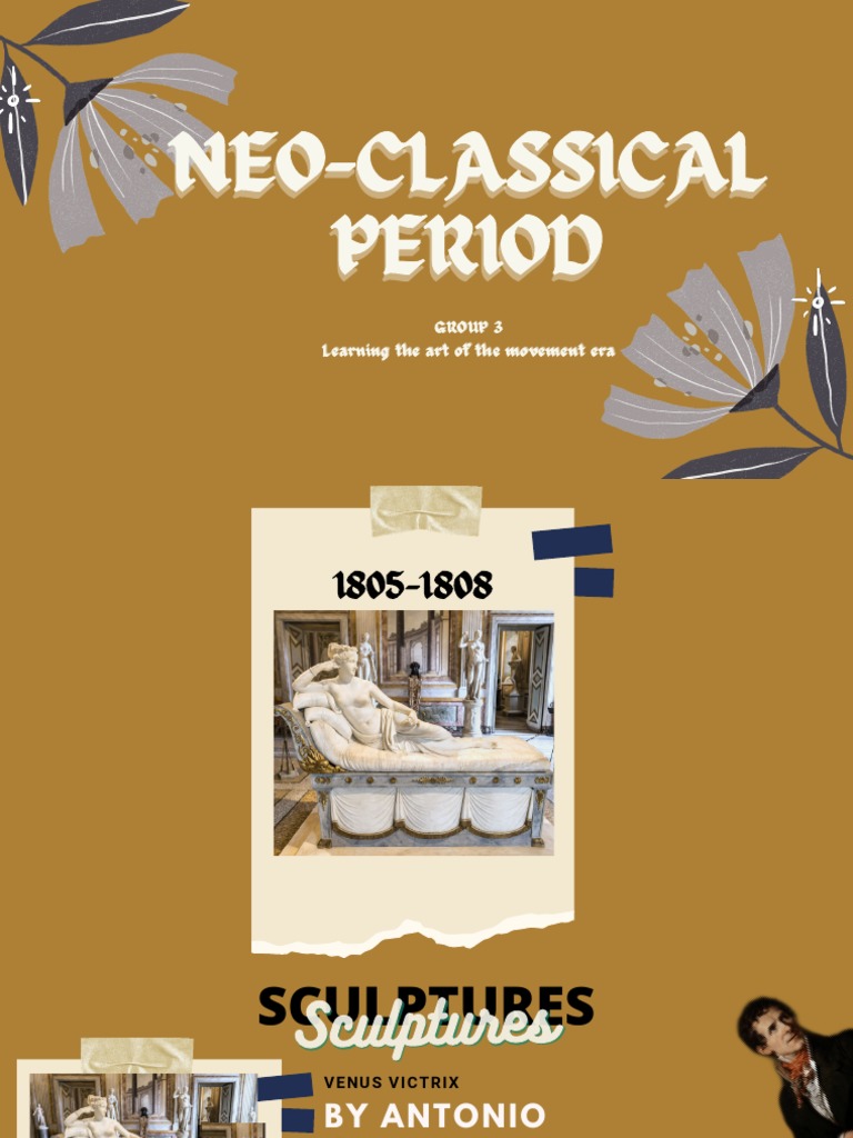 Neoclassical Art: Canova & David | PDF | Sculpture | Paintings