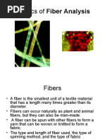 Fiber Examination | PDF | Microscopy | Fibers