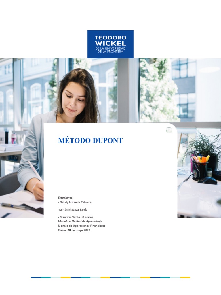 Método Dupont | PDF | Rentabilidad sobre recursos propios | Apalancamiento (Finanzas)