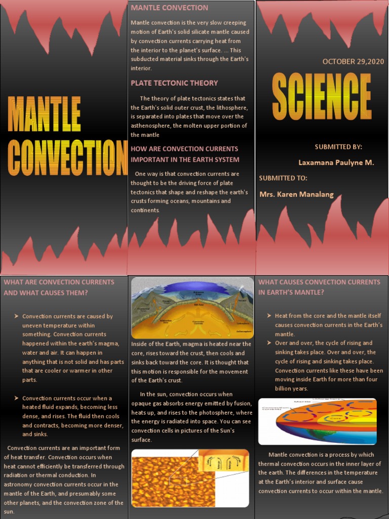 Mantle Convection Pamphlet | PDF | Convection | Plate Tectonics