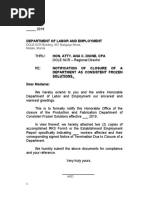 Regularization Sample Letter | PDF | Business