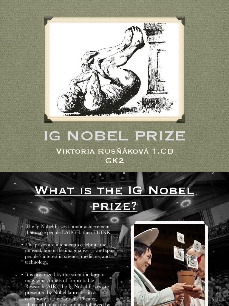 Ig Nobel Prize | PDF | Science And Technology | Science