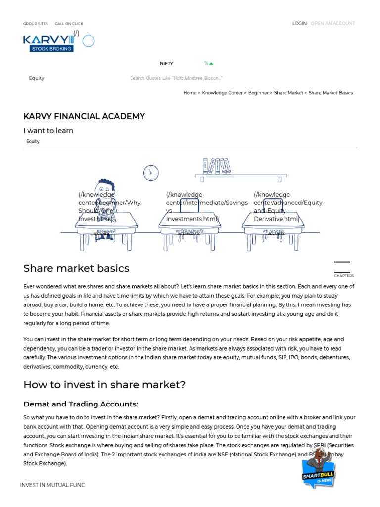 Share Market Basics - Learn Stock Market Basics in India - Karvy Online ...