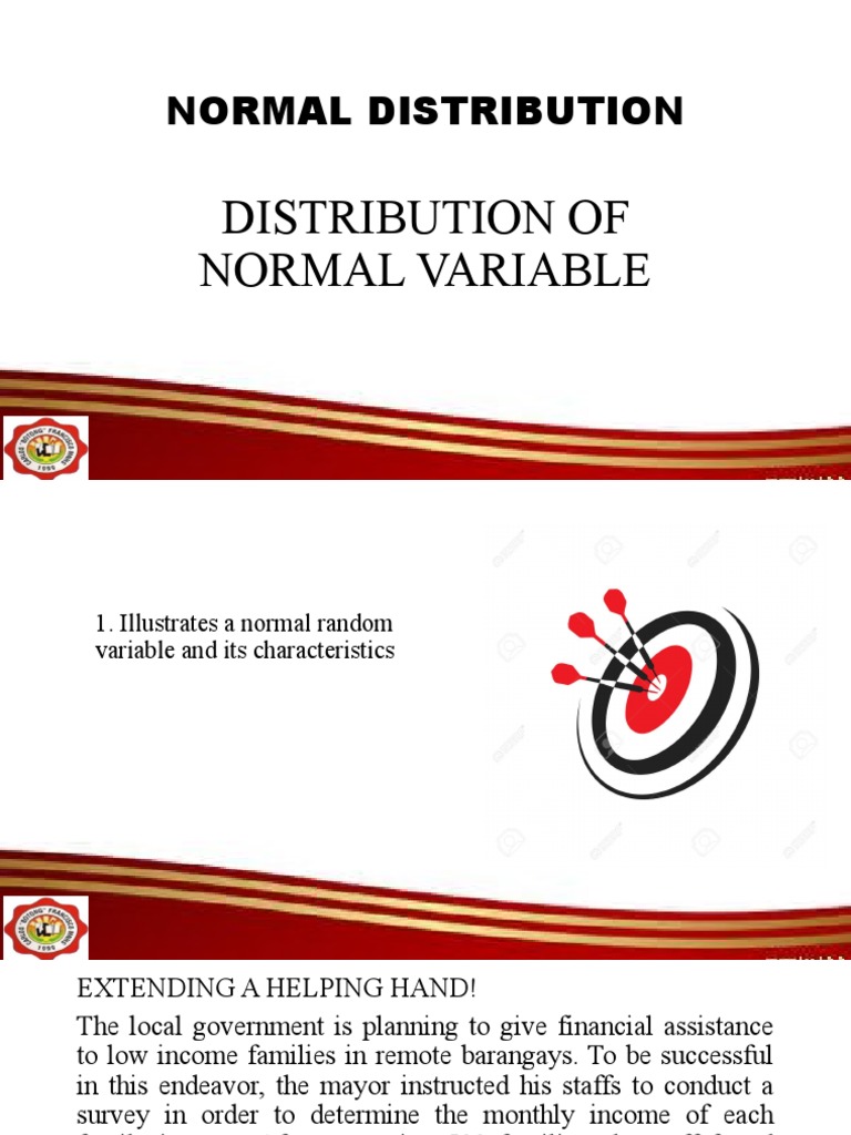 Normal Distribution of Family Income | PDF | Normal Distribution ...