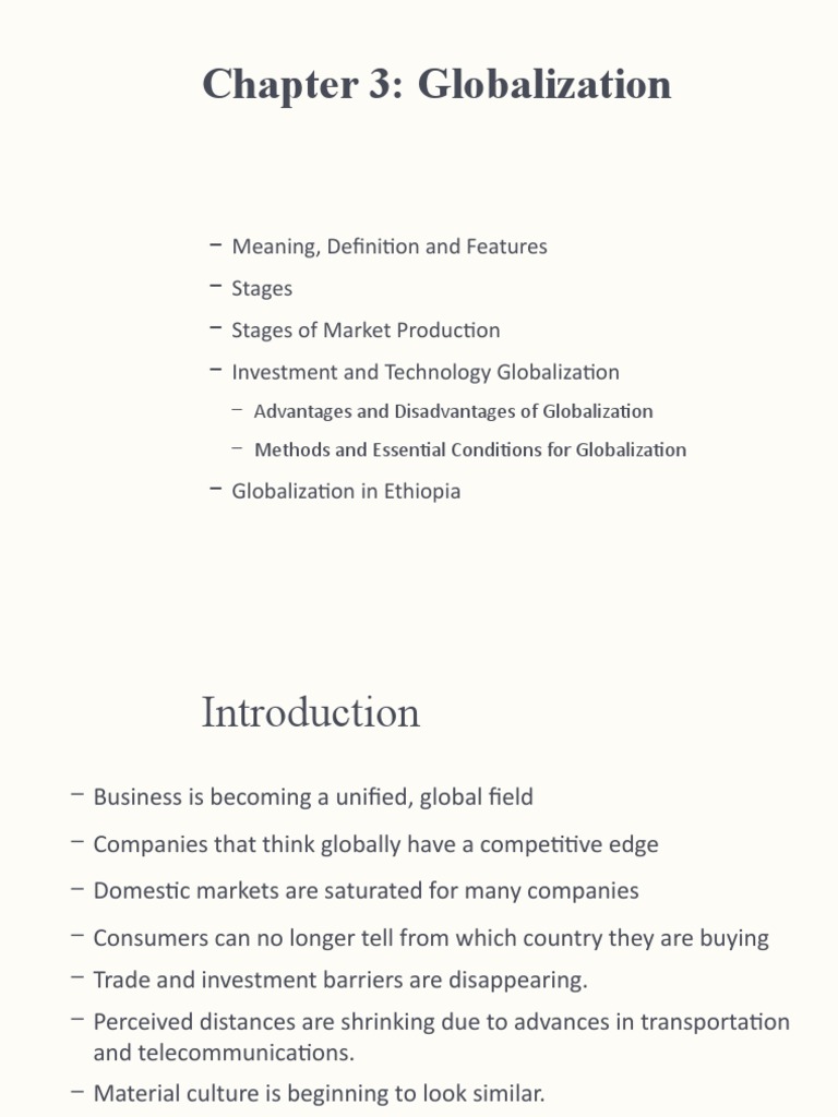 Understanding Globalization: Key Concepts | PDF | Globalization ...