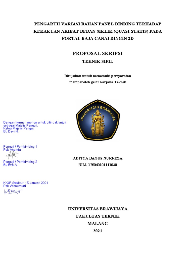 Proposal Skripsi Aditya Bagus Nurreza | PDF