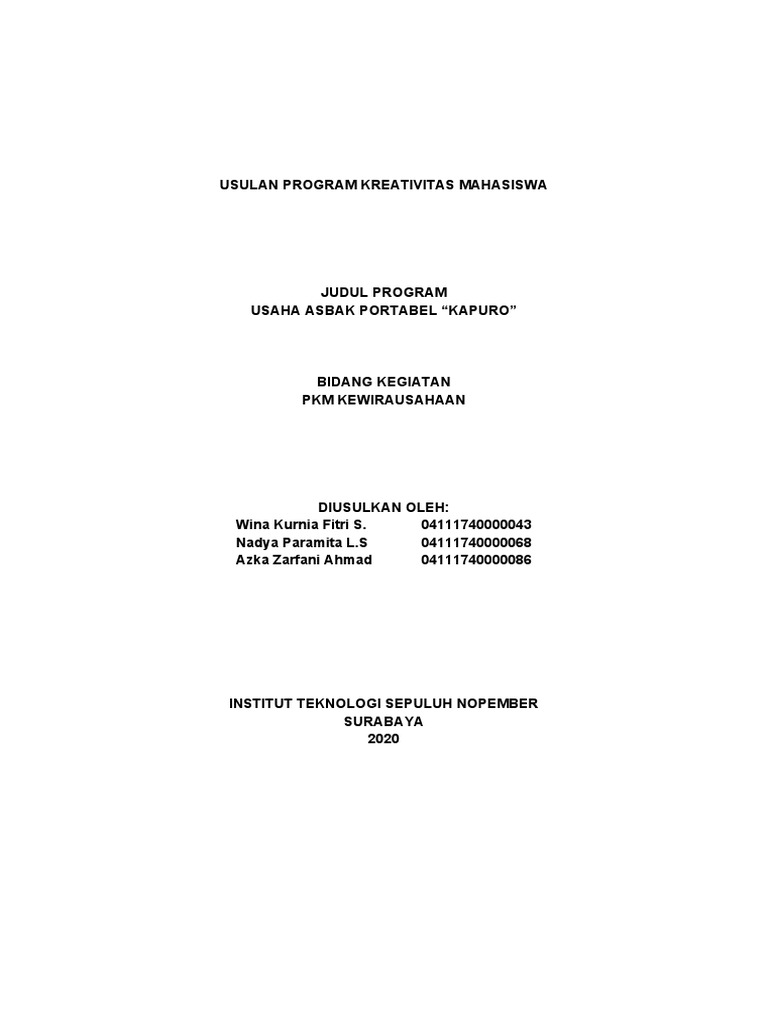Asbak Portabel KAPURO | PDF | Seni | Komputer