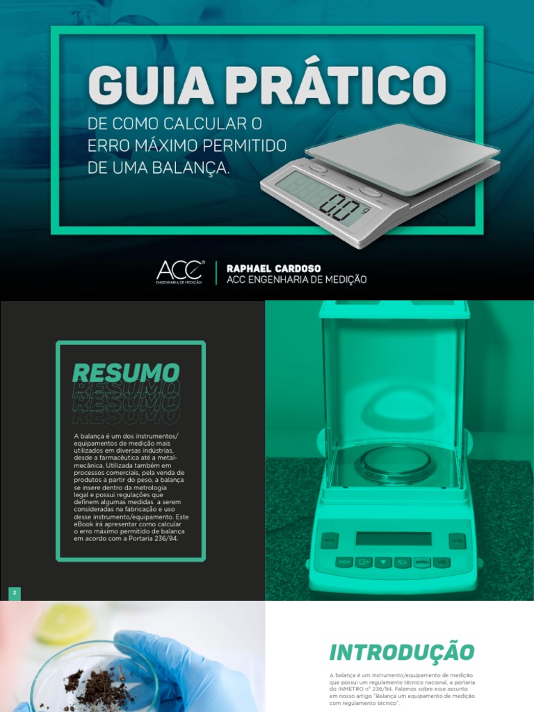 Guia Prático de Como Calcular o Erro Máximo Permitido de Uma Balança ...
