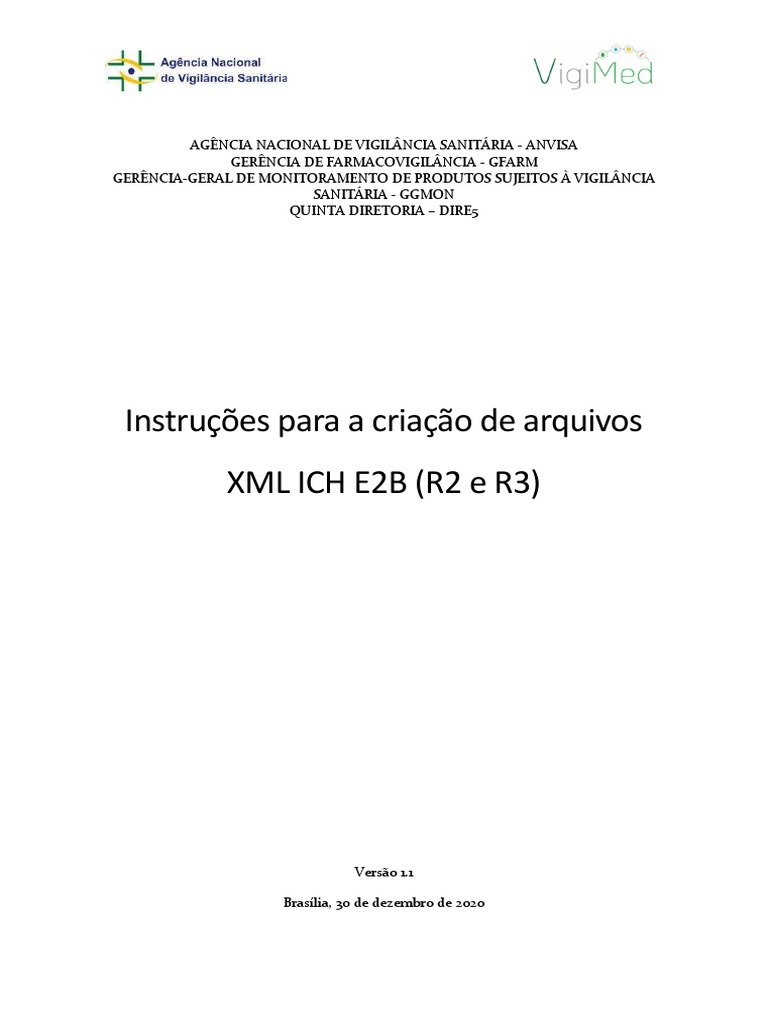 Instruções de Configuração XML-E2B Do VigiMed Empresas - v1.1 - 22.12. ...