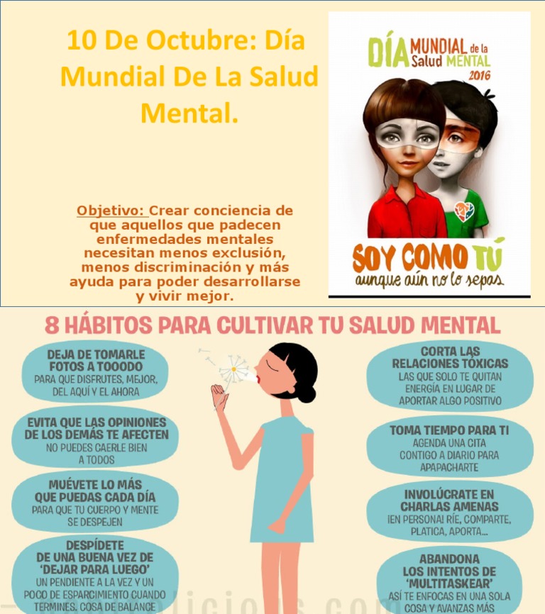 10 de Octubre Dia Mundial de La Salud Mental. | PDF