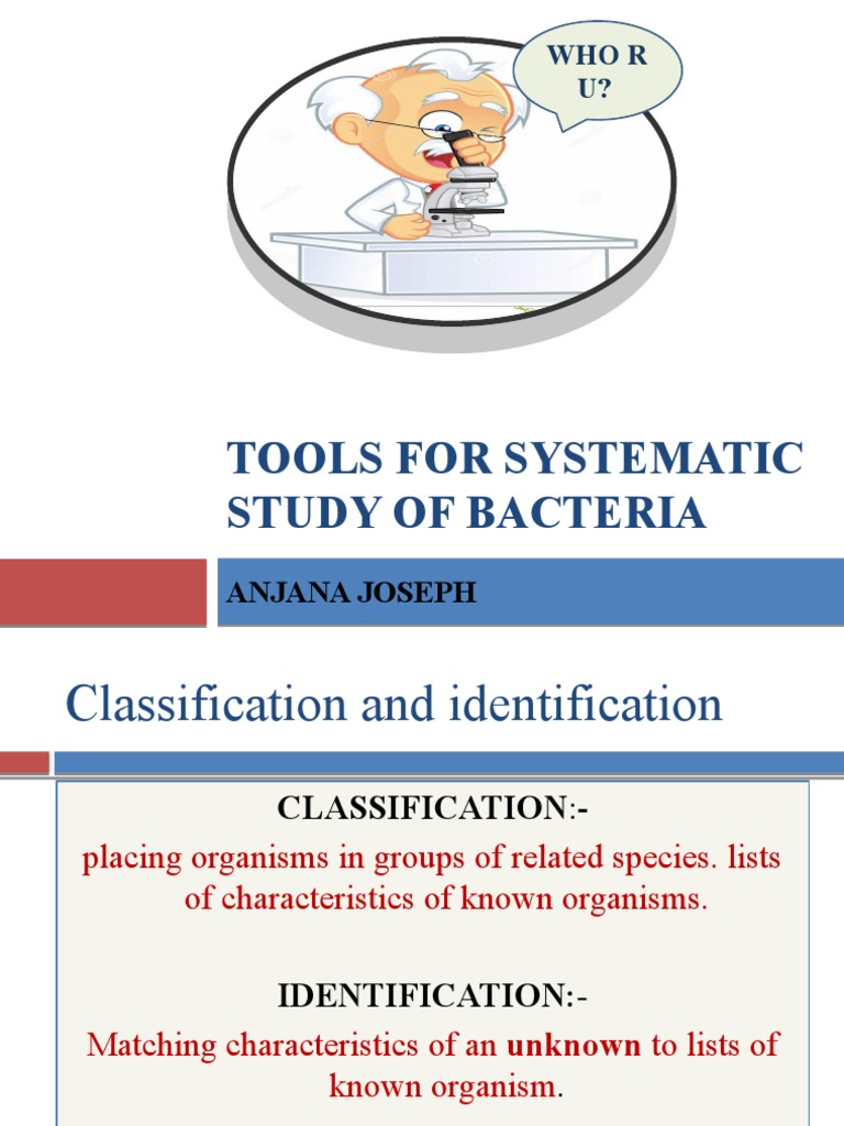 Tools For Systematic Study of Bacteria | PDF | Dna Sequencing | Bacteria