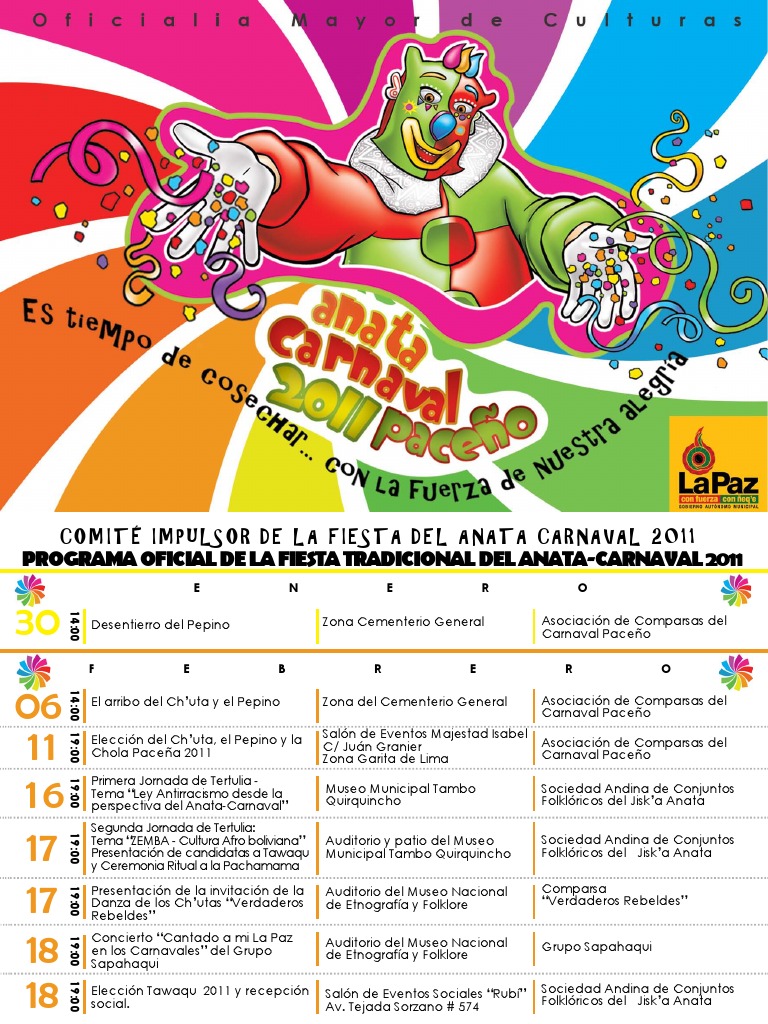 Programa Carnaval 2011 | PDF | Carnaval