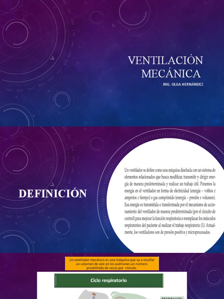 Ventilación mecánica: evolución histórica de los ventiladores y parámetros fundamentales | PDF ...
