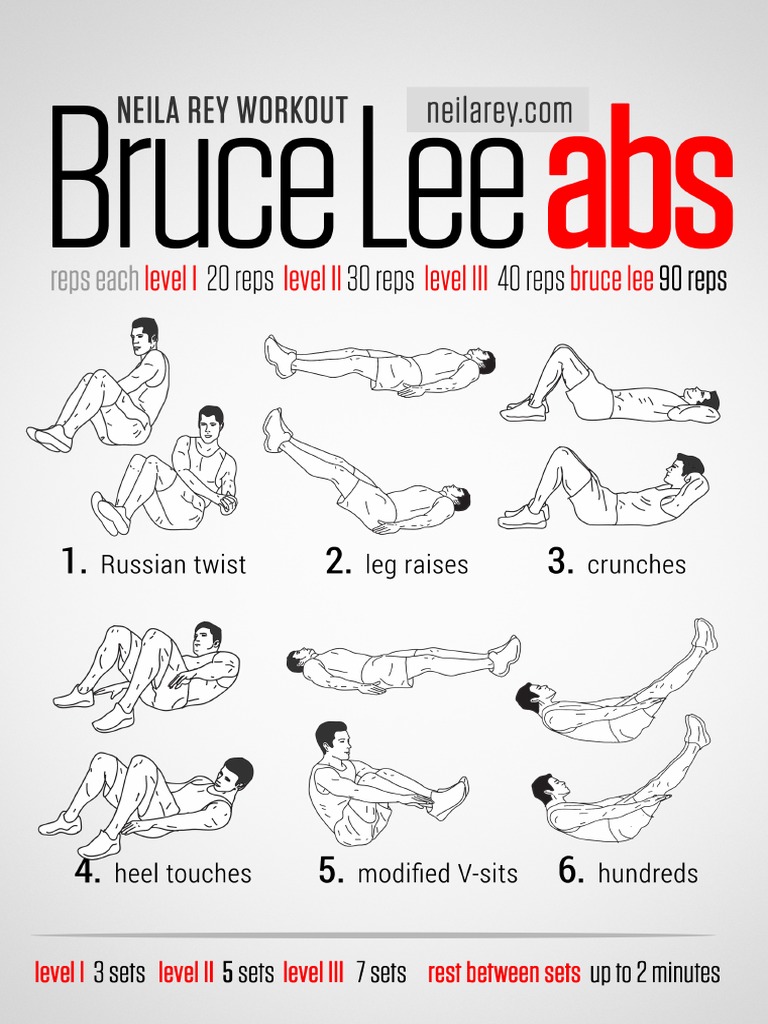 Bruce Lee Workout | PDF