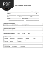 Ficha de Anamnese Corporal | PDF | Bem-estar