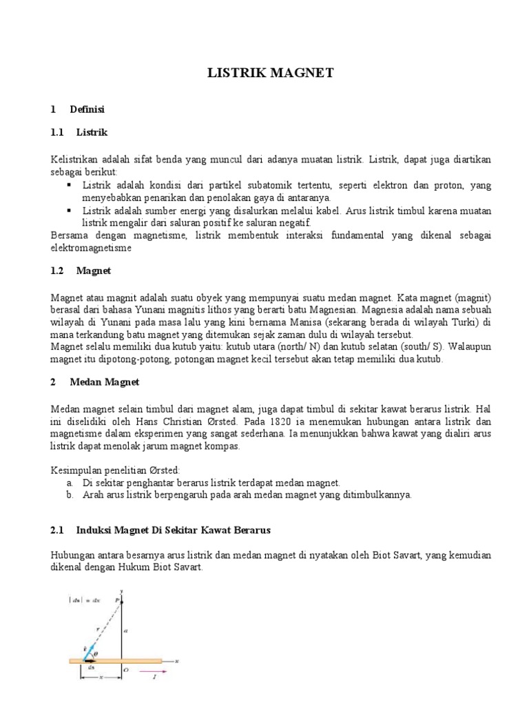 Listrik Magnet | PDF