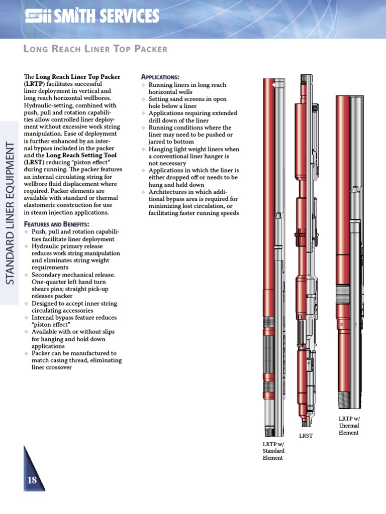 18 Long Reach Liner Top Packer | PDF | Manufactured Goods | Machines