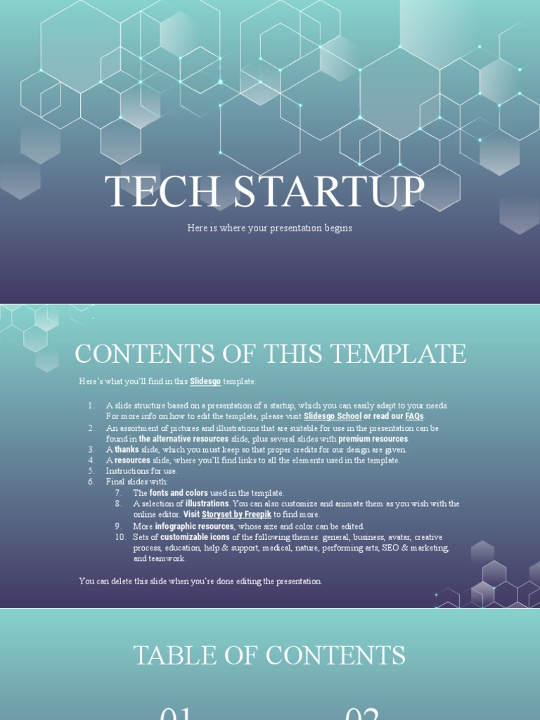 Tech Startup - by Slidesgo | PDF | Planets | Solar System