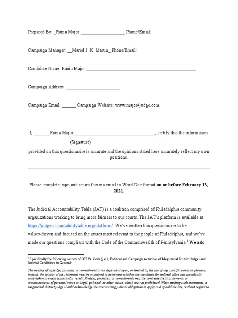 Rania Major | PDF | Witness | Courtroom