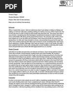 Outline and Rubric For Plan of Investigation English SBA | PDF