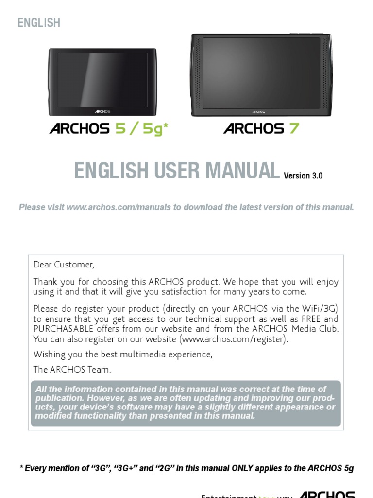 English User Manual | PDF | Computers