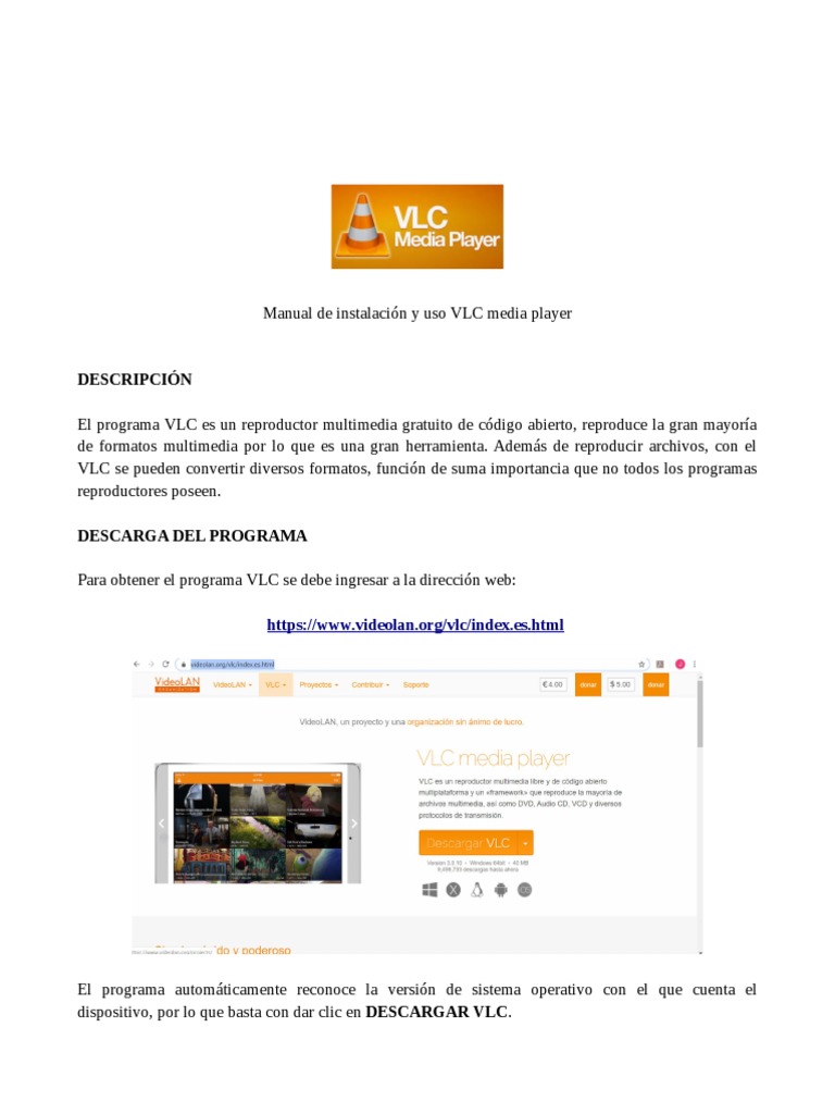 Manual VLC Media Player | PDF | Programa de computadora | Programación