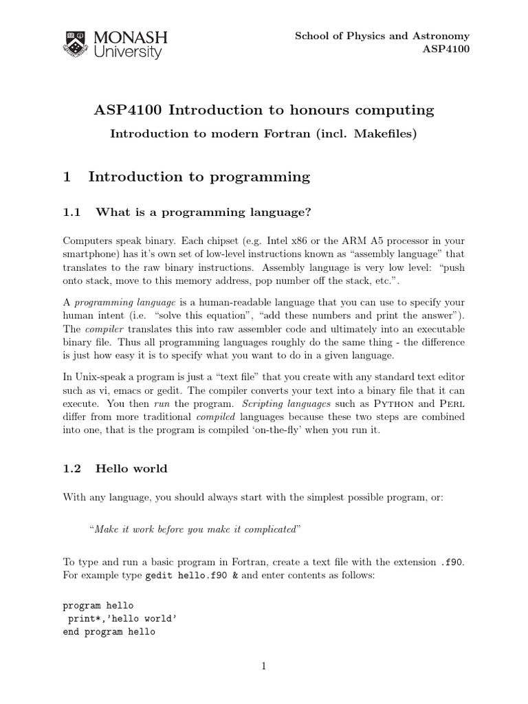 Lab Fortran Pdf Parameter Computer Programming Computer Programming