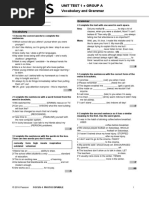 FOCUS 2 Unit Test For Student 1 | PDF