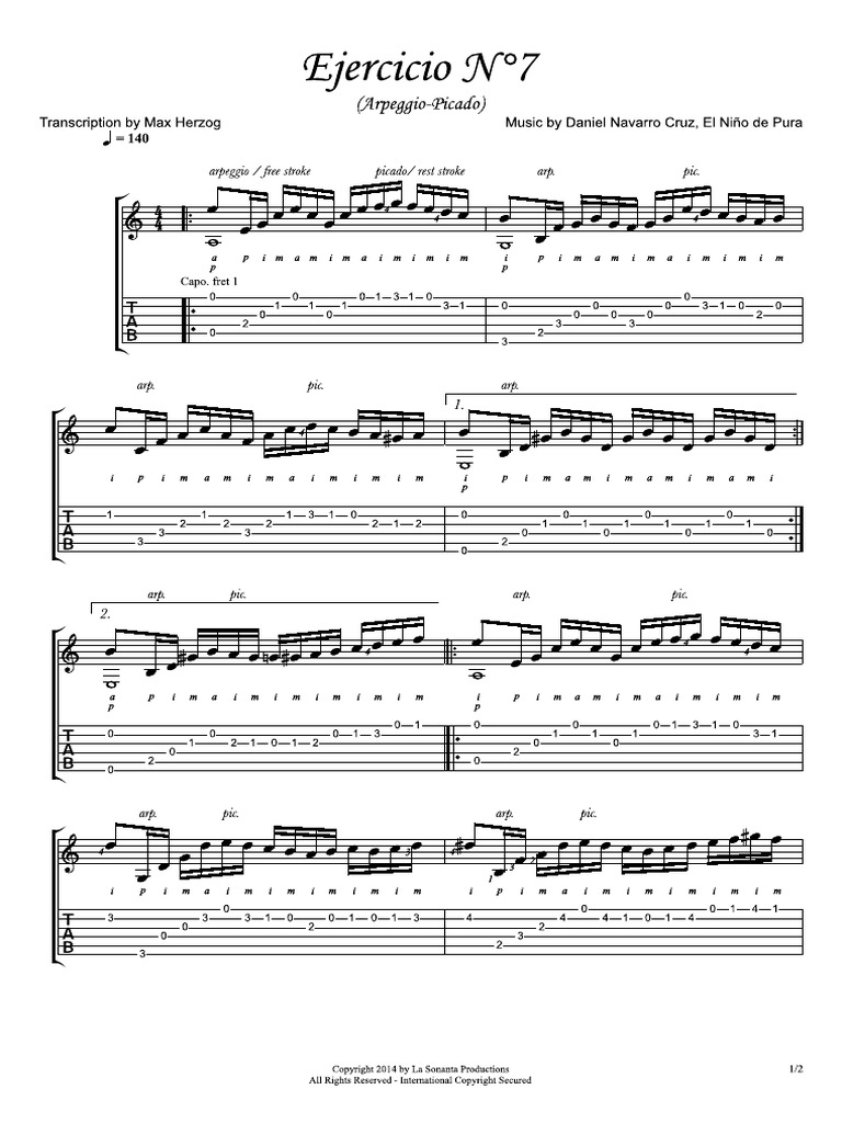 Niño de Pura - Arpegio - Picado | PDF