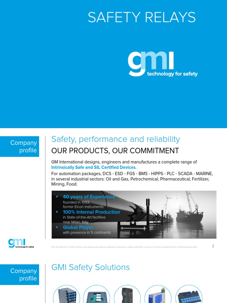 Gmi - Safetyrelays - DTS0770 - r2 | PDF | Relay | Programmable Logic ...