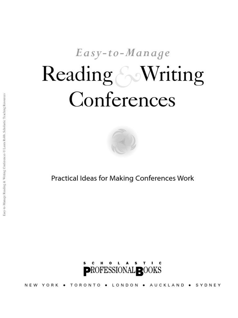 Easy-to-Manage Reading & Writing Conferences | PDF | Teachers | Classroom