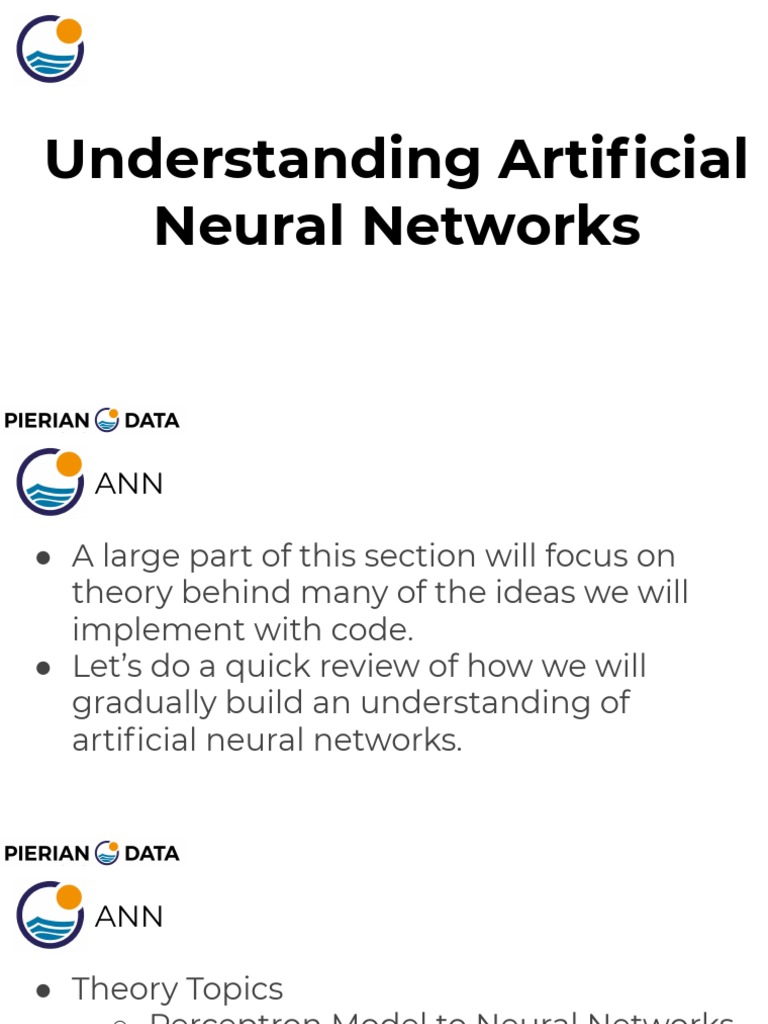 05 ANN Artificial Neural Networks | PDF | Artificial Neural Network ...