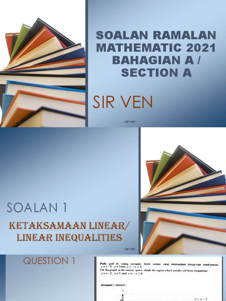 Soalan Ramalan Matematik 2021 | PDF | Line (Geometry) | Equations