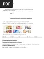 Secuencia Didáctica. Suma y Resta Con El Uso de Billetes y Monedas ...