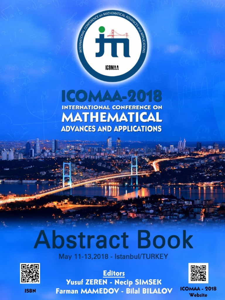 Icomaa 2018 Abstract Book Revised | PDF | Differential Equations | Equations