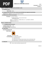 MSDS Sunlight Liquid Dishwashing | PDF