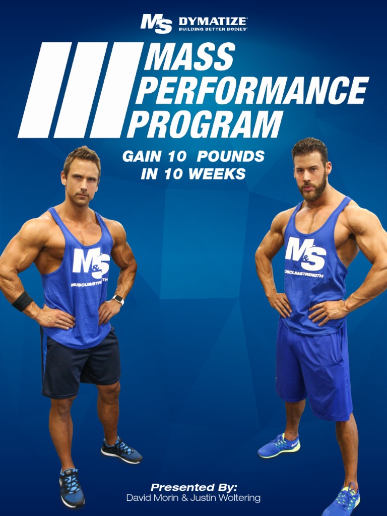 Mass Performance Program | PDF | Strength Training | Determinants Of Health