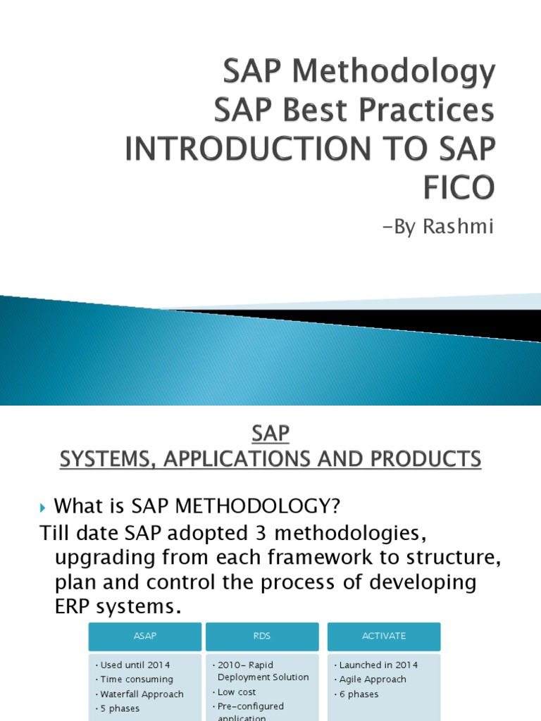 SAP FICO & Best Practices | PDF | Software Development Process | Enterprise Resource Planning