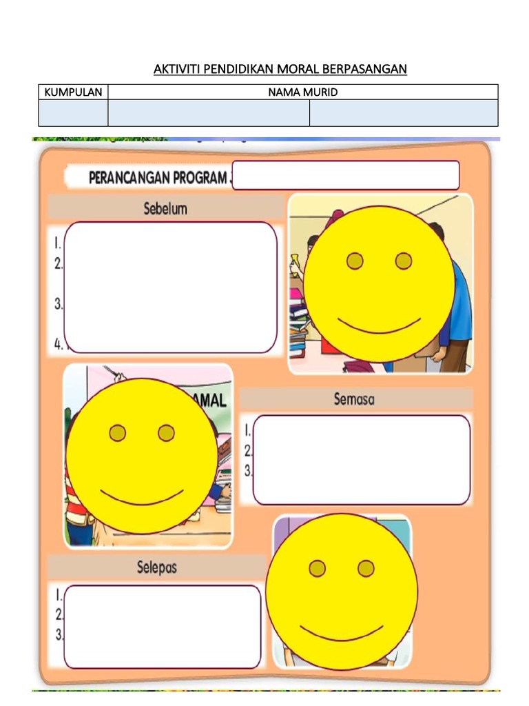 Aktiviti Pendidikan Moral Berpasangan | PDF