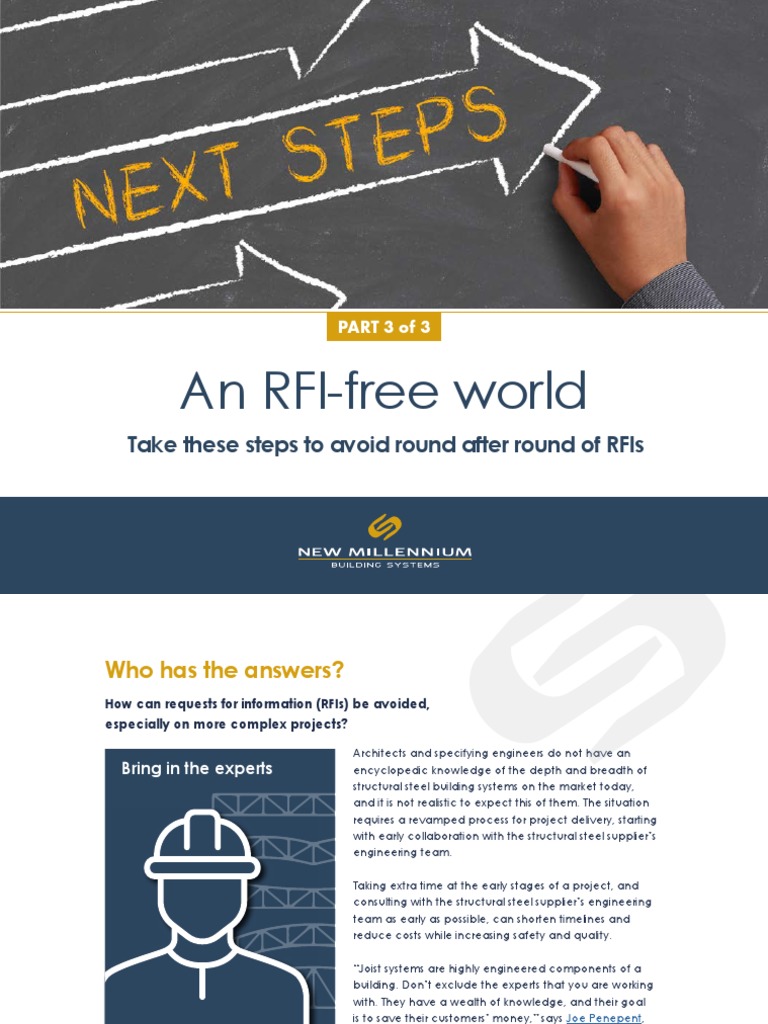 An Rfi-Free World: Take These Steps To Avoid Round After Round of Rfis ...