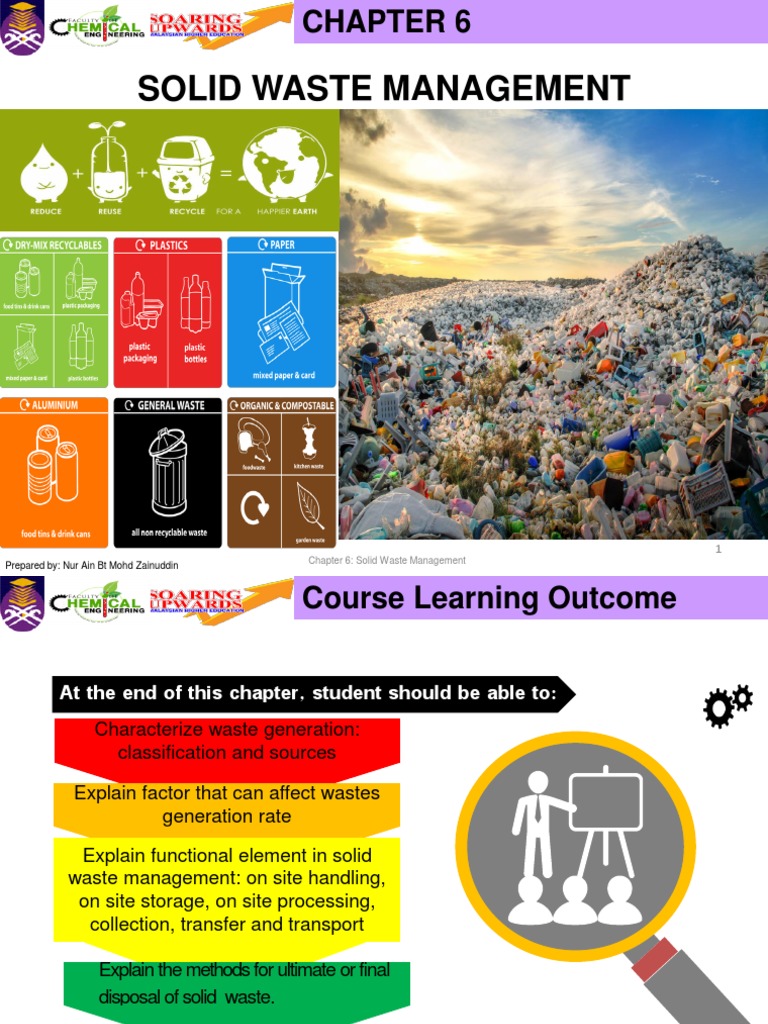 Chapter 6-Solid Waste Management | PDF | Waste Management | Landfill