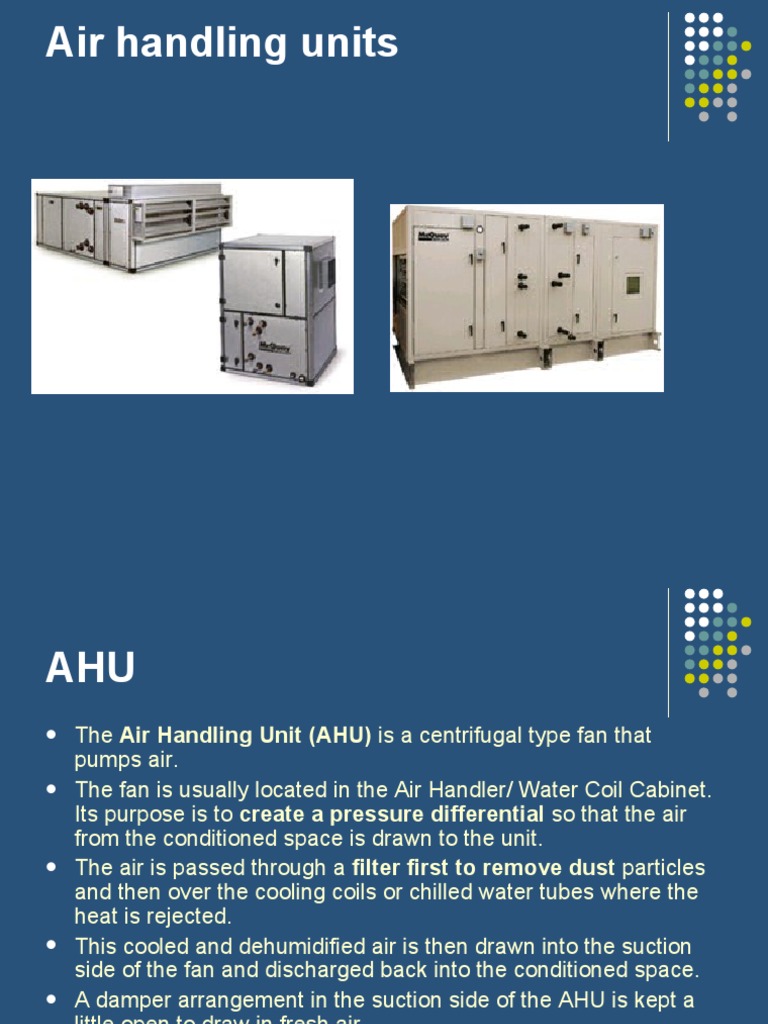 Air Handling Units - Extra Refernce | PDF | Chemical Engineering | Tools