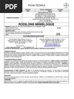 Ficha Técnica-Rodent Cake | PDF | Roedor