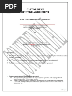 Sample Offtake Agreement | PDF | Indemnity | Invoice